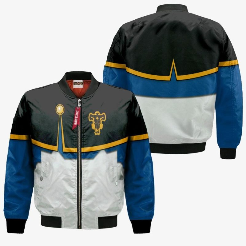 Asta Black Clover Bomber Jacket Custom Anime Concept Art Cosplay ...