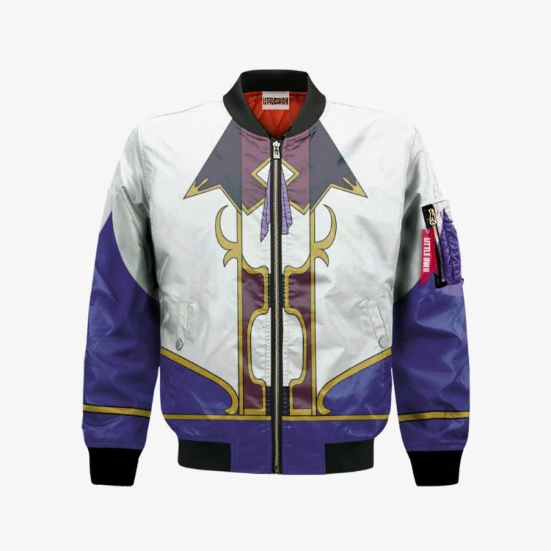 Code Geass Bomber Jacket Custom Jeremiah Gottwald Cosplay Costumes ...