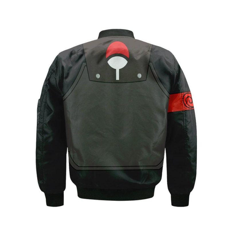 Obito Uchiha Chunin Boruto Bomber Jacket Custom Anime Clothes Bomber ...
